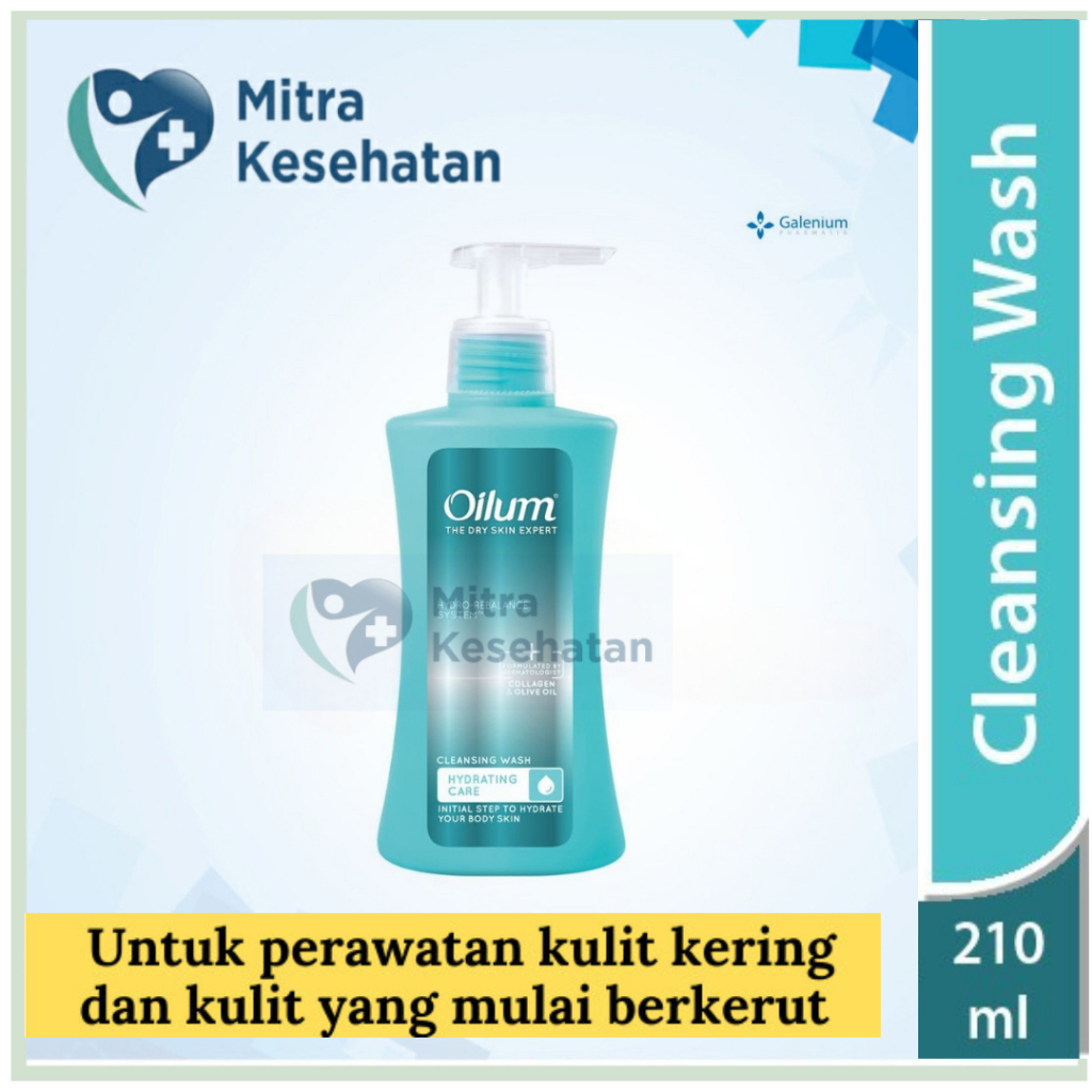 Jual Oilum Hydrating Care Cleansing Wash Bottle 210ml | Shopee Indonesia