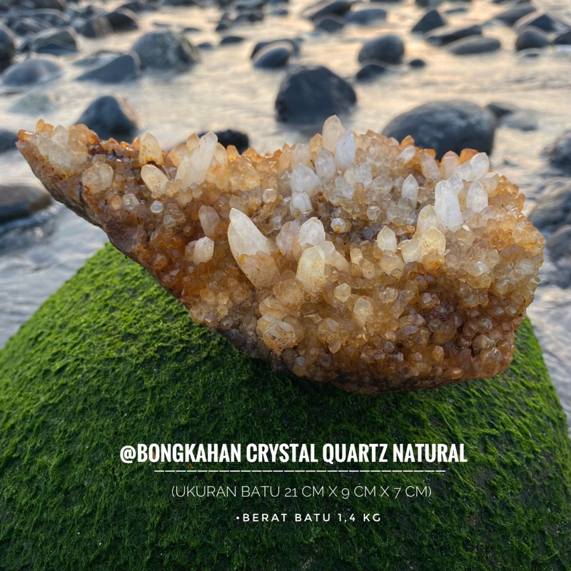Jual Bongkahan Crystal Quartz Natural L7 atau Batu Kristal Quartz atau ...