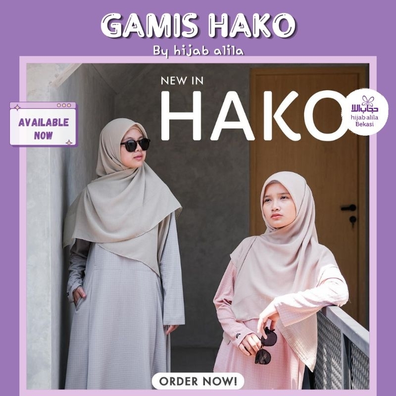 Jual GAMIS HAKO HIJAB ALILA | Shopee Indonesia