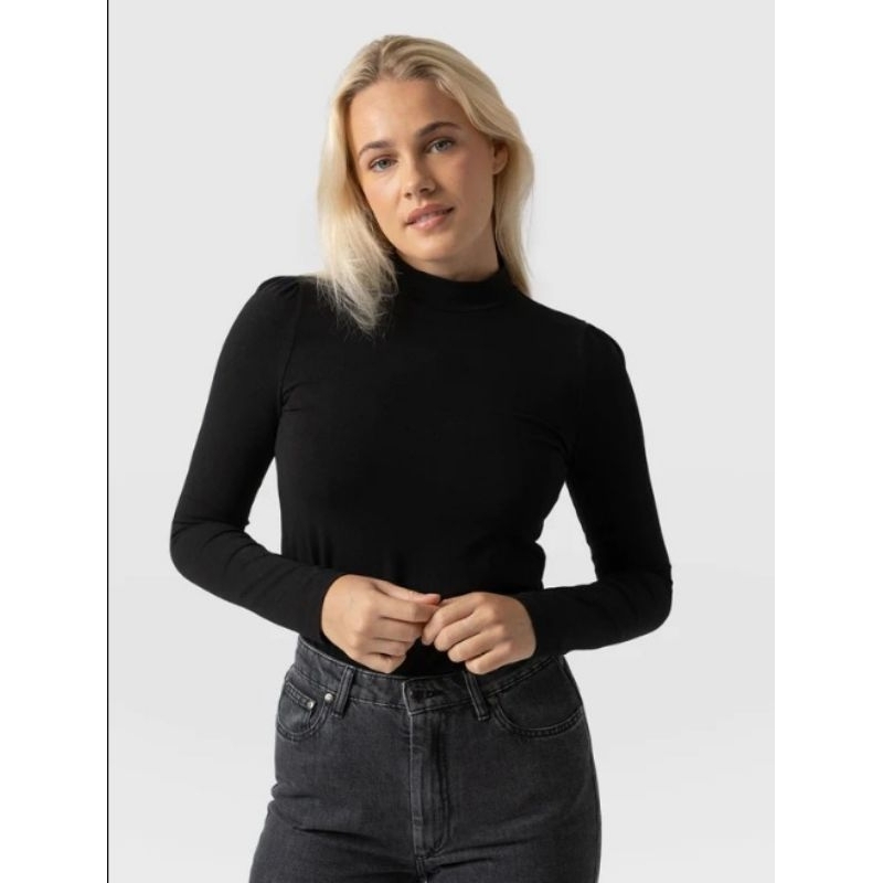 Jual ARNELA Manset Mangset Polos Lengan Panjang Baju Inner Turtleneck ...