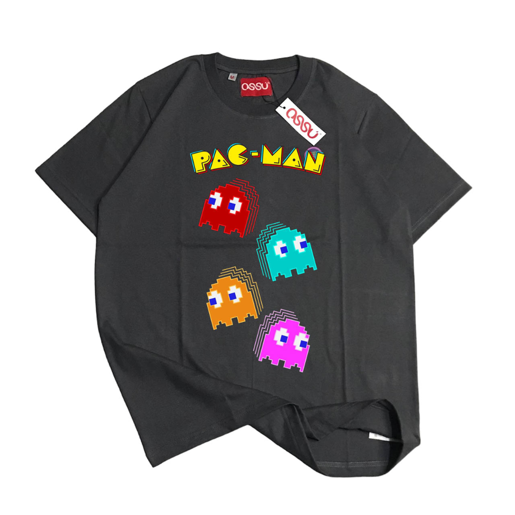 Jual HAPI BASIC "PACMAN GHOST" T-Shirt |Regular T-shirt|KAOS KARTUN 90 ...