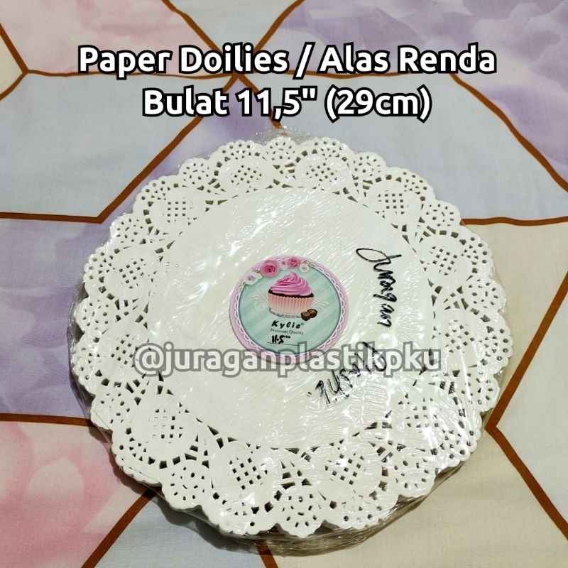 Jual Paper Doyles Doilies Bulat 11,5 inch | Alas Renda Tatakan Mika ...