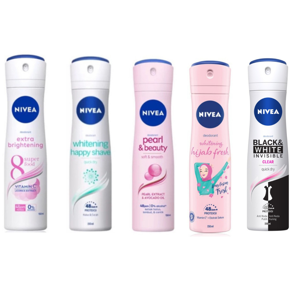 Jual Nivea Deodorant Spray Women 150ml | Shopee Indonesia