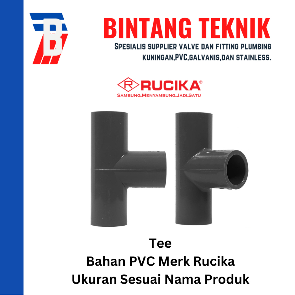Jual Tee 2" inch PVC Rucika AW | Shopee Indonesia