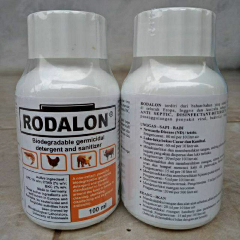 Jual RODALON 100 ML disfektan dan anti virus dan sterilasi dari kuman ...
