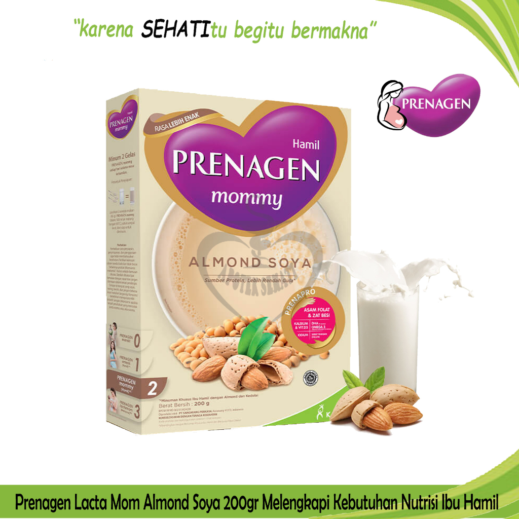 Jual Prenagen Mommy Almond Soya 200 Gram Menutrisi Ibu Hamil | Shopee Indonesia