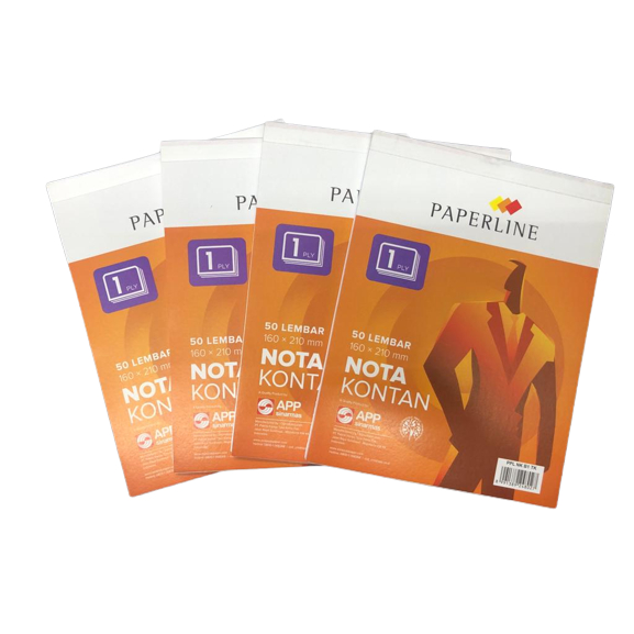 Jual NOTA KONTAN 1 PLY PAPERLINE / NOTA KONTAN 1 PLY 160 x 210mm / NOTA ...