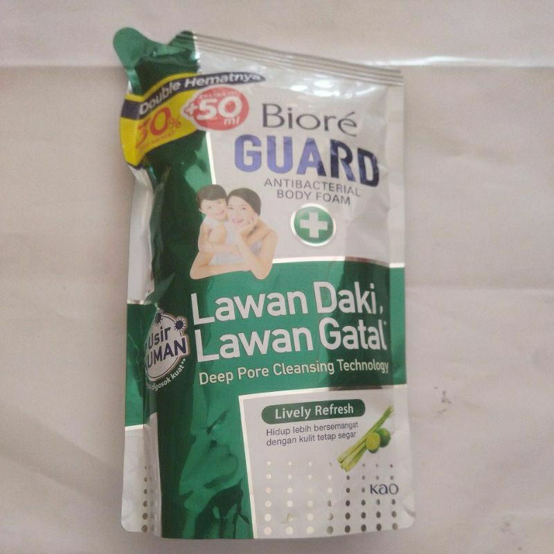 Jual 850ml. sabun mandi cair BIORE Guard hijau. Anti bacterial body ...