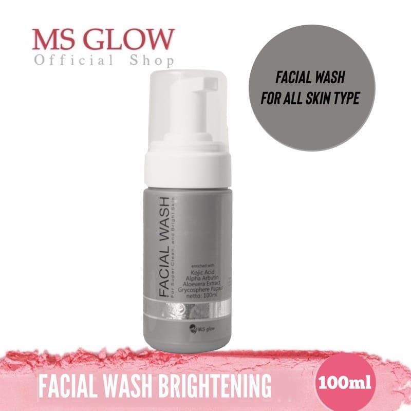 Jual FACIAL WASH MS GLOW ORIGINAL/PENCUCI WAJAH MS GLOW ORIGINAL/SABUN ...