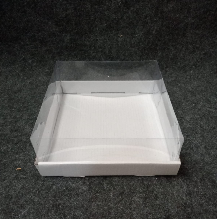 Jual Box Full Tutup Mika Kupluk 25x25x10 (10 PCS) warna Putih | Shopee ...