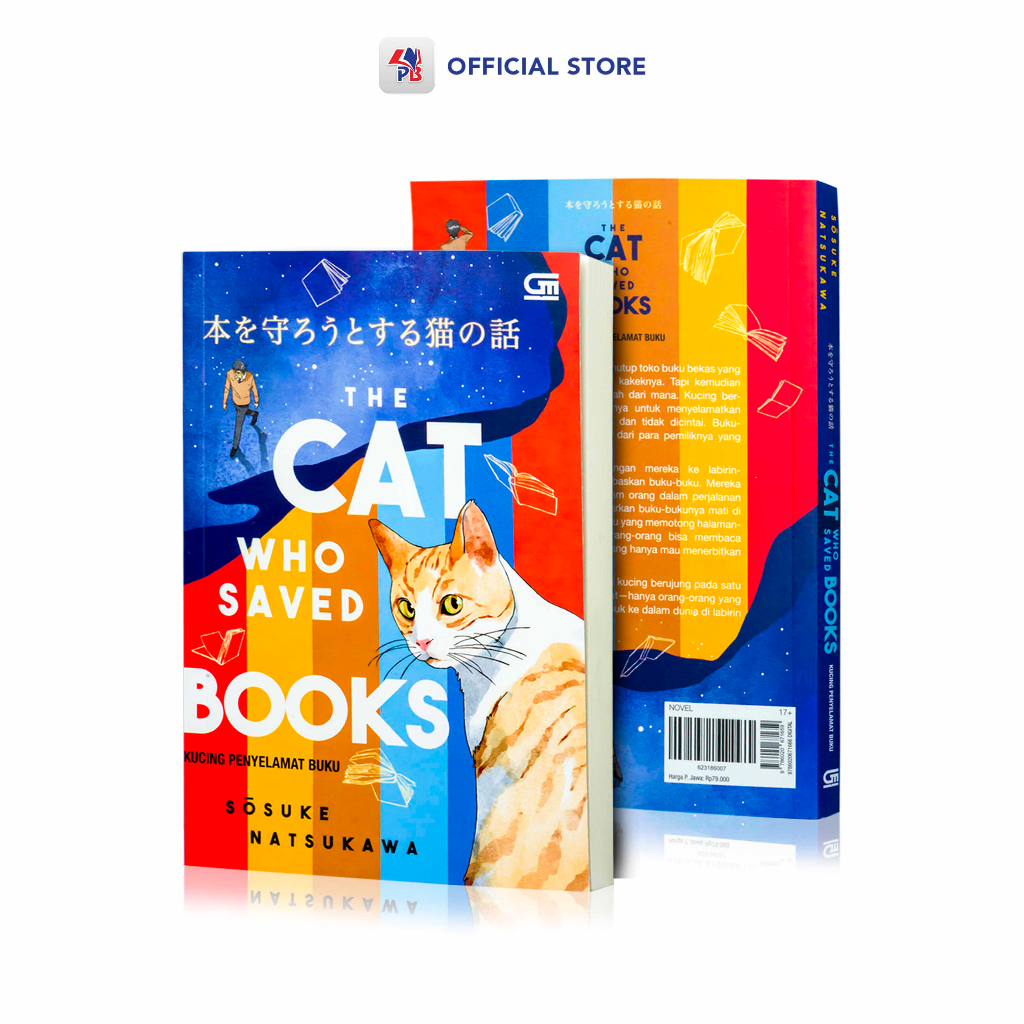 Jual Buku Novel The Cat Who Saved Books (Kucing Penyelamat Buku ... Jual Buku Novel The Cat Who Saved Books (Kucing Penyelamat Buku ...