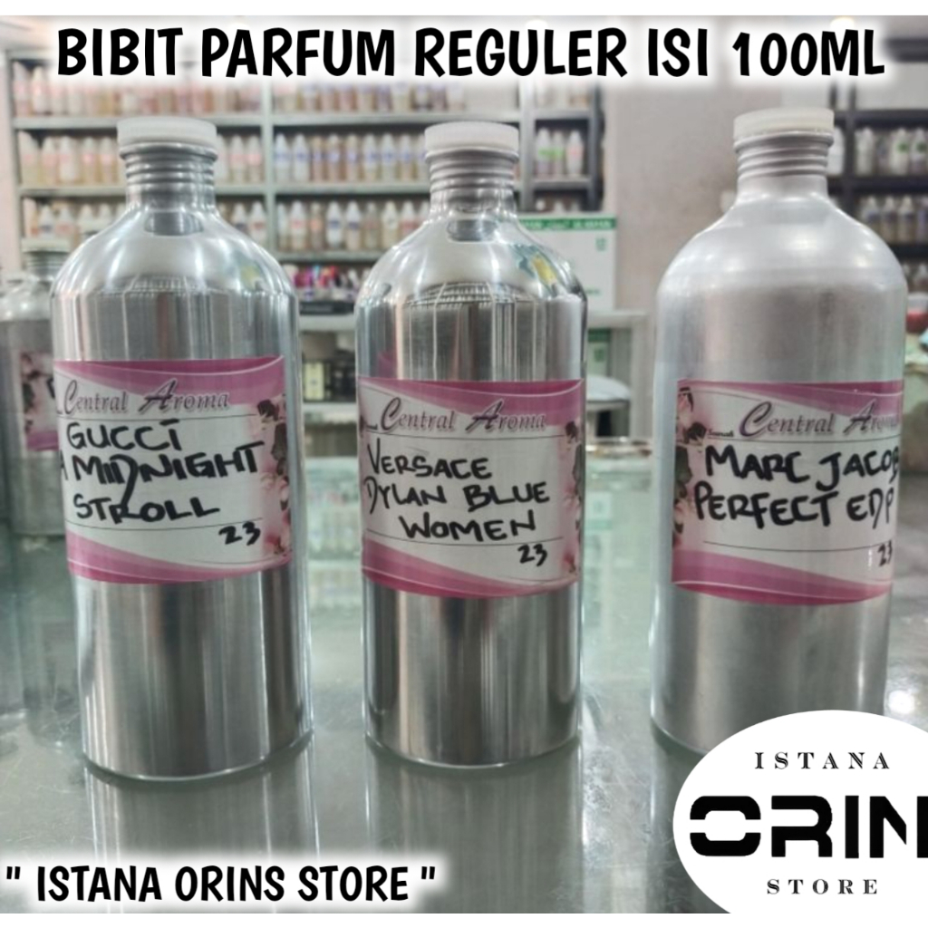 Jual BIBIT PARFUM MURNI REGULER ISI 100 ML 1 BOTOL ( NON AL-KOHOL TANPA ...