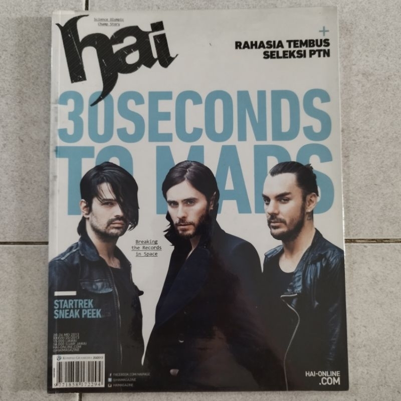 Jual Majalah Hai cover 30 seconds to mars dan wawancara | Shopee Indonesia