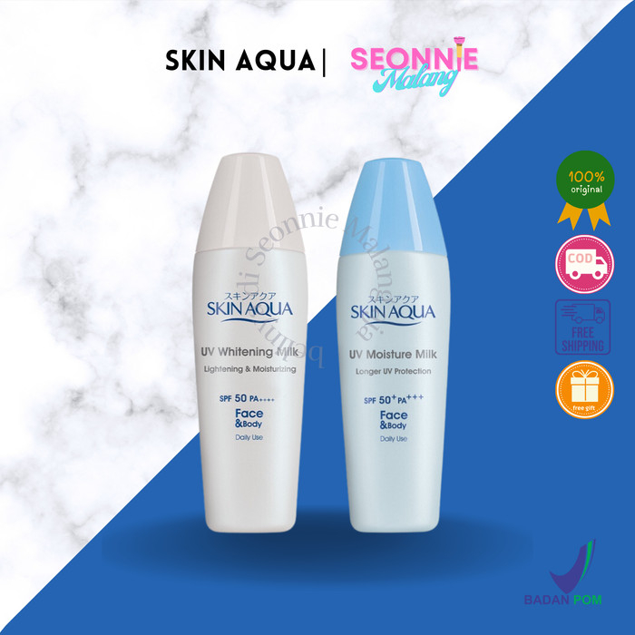 Jual Skin Aqua UV Sunscreen SPF 50 PA+++ - UV Protection | Shopee Indonesia