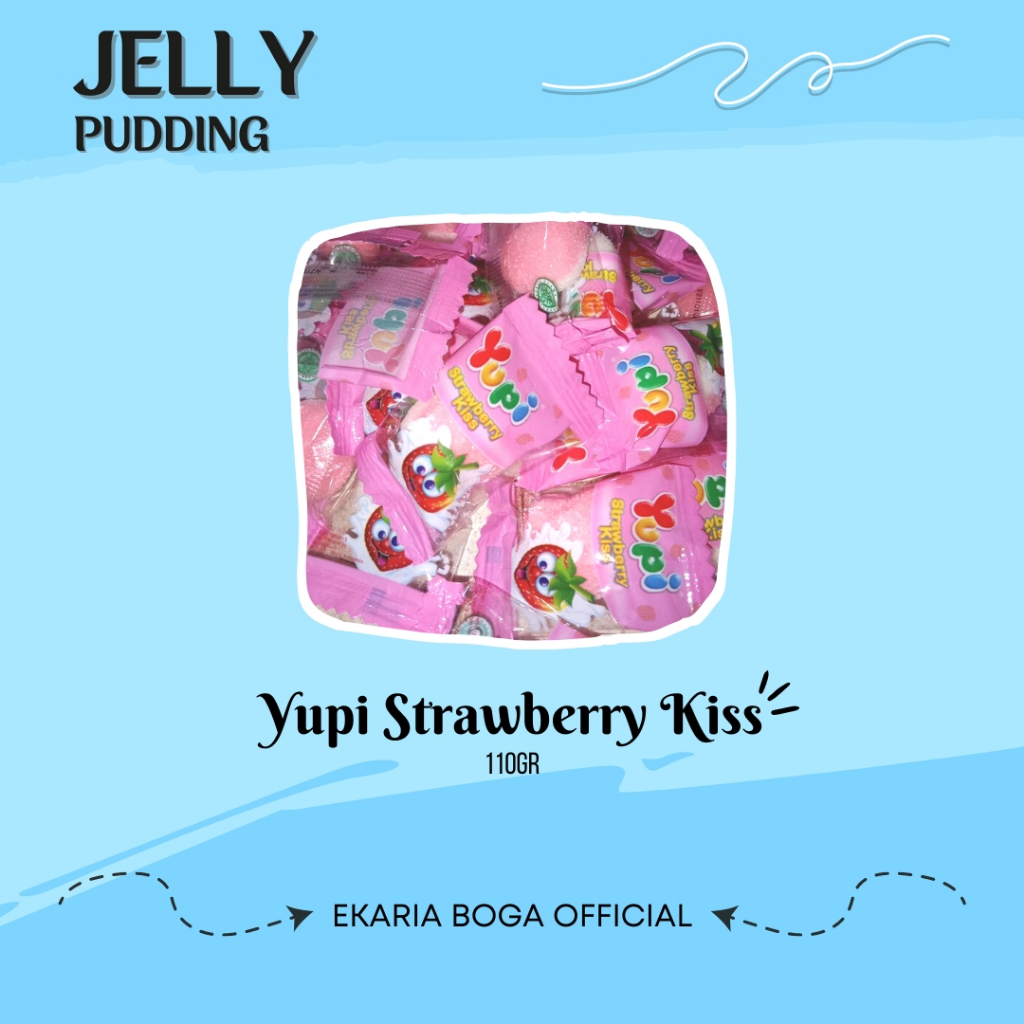Jual YUPI | JELLY | SNACK | PERMEN | PERMEN YUPI | YUPI STRAWBERRY KISS ...
