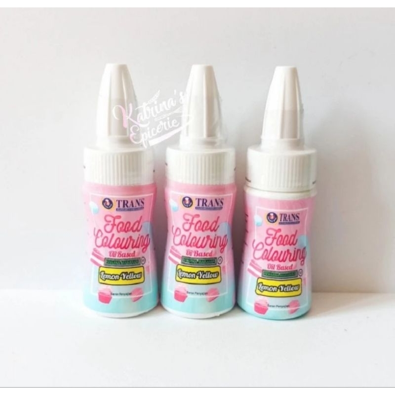 Jual Trans Food Coloring Lemon Yellow 50 Gram Pewarna Makanan | Shopee ...