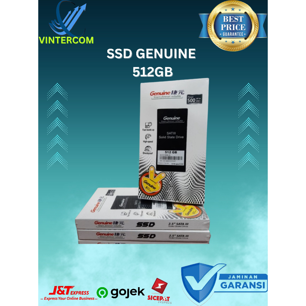Jual SSD GENUINE 512GB Sata III 2.5" - ssd genuine 512gb | Shopee Indonesia