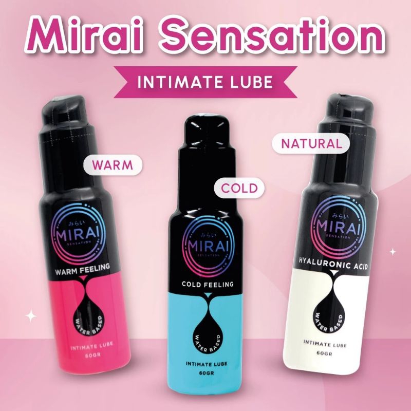 Jual Lubricant Pelumas Wanita Mirai Sensation | Shopee Indonesia