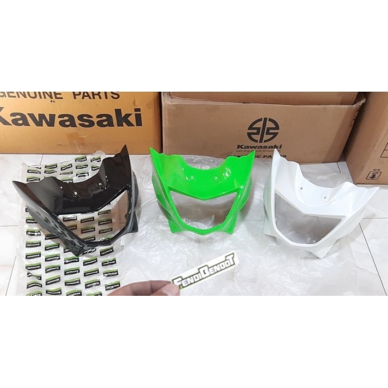 Jual COVER BATOK LAMPU DEPAN NINJA R BARONG ORIGINAL HITAM HIJAU MUDA ...