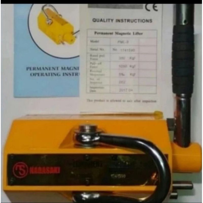 Jual Permanent Magnetic Lifters 600 KG NAGASAKI Alat Angkat magnetic ...