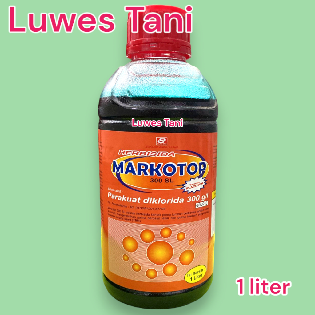 Jual Markotop 300SL 1 liter herbisida Pembasmi Rumput langsung kering ...