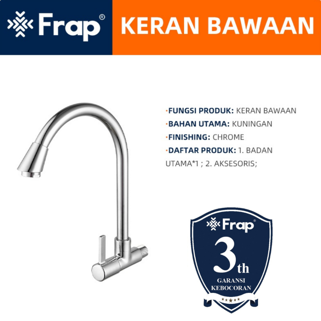 Jual FRAP IF4632 Kran Dapur Model Angsa Dari Dinding | Shopee Indonesia