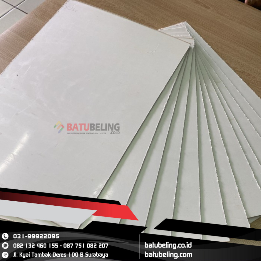 Jual PVC Board Tebal 3mm Standard Papan Triplek Kedap Air Ukuran 60x120 cm, 60x60 cm, 40x60 cm ...