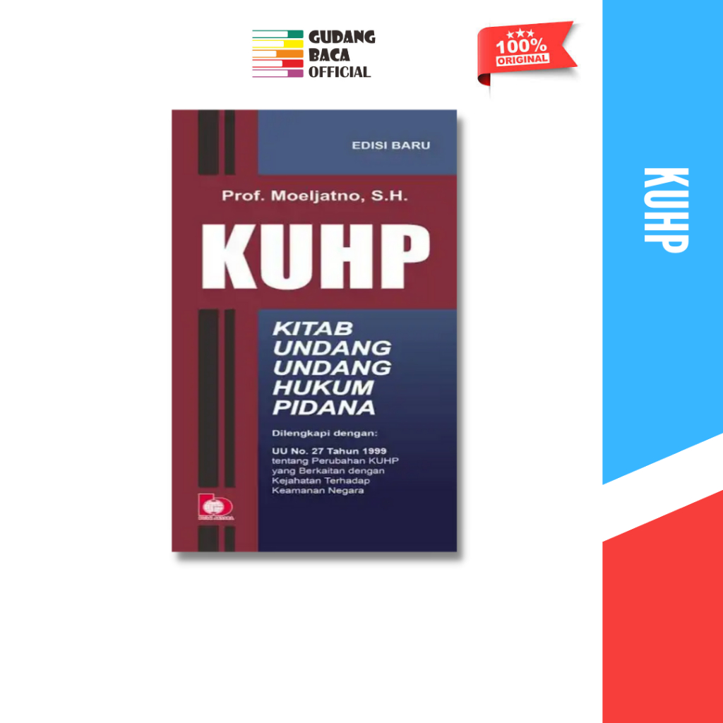 Jual KUHP Kitab Undang-Undang Hukum Pidana Edisi Baru | Shopee Indonesia