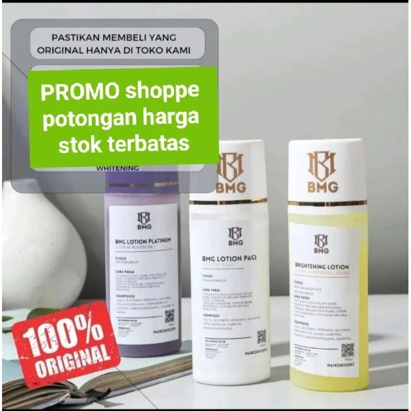 Jual BMG LOTION PEMUTIH BPOM PAKET LENGKAP BMG LOTION ANGGUR BPOM / LOTION PEMUTIH BADAN AMPUH ...