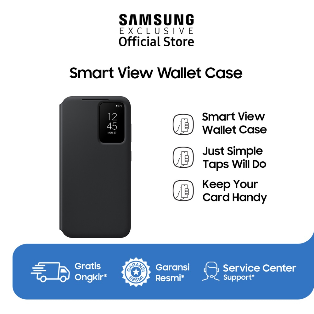 Jual SMART VIEW WALLET CASE SAMSUNG S23 SERIES ORIGINAL | Shopee Indonesia