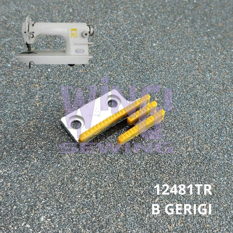 Jual 12481TR Gigi Karet B Gerigi Mesin Jahit Industri Jarum 1 | Shopee ...