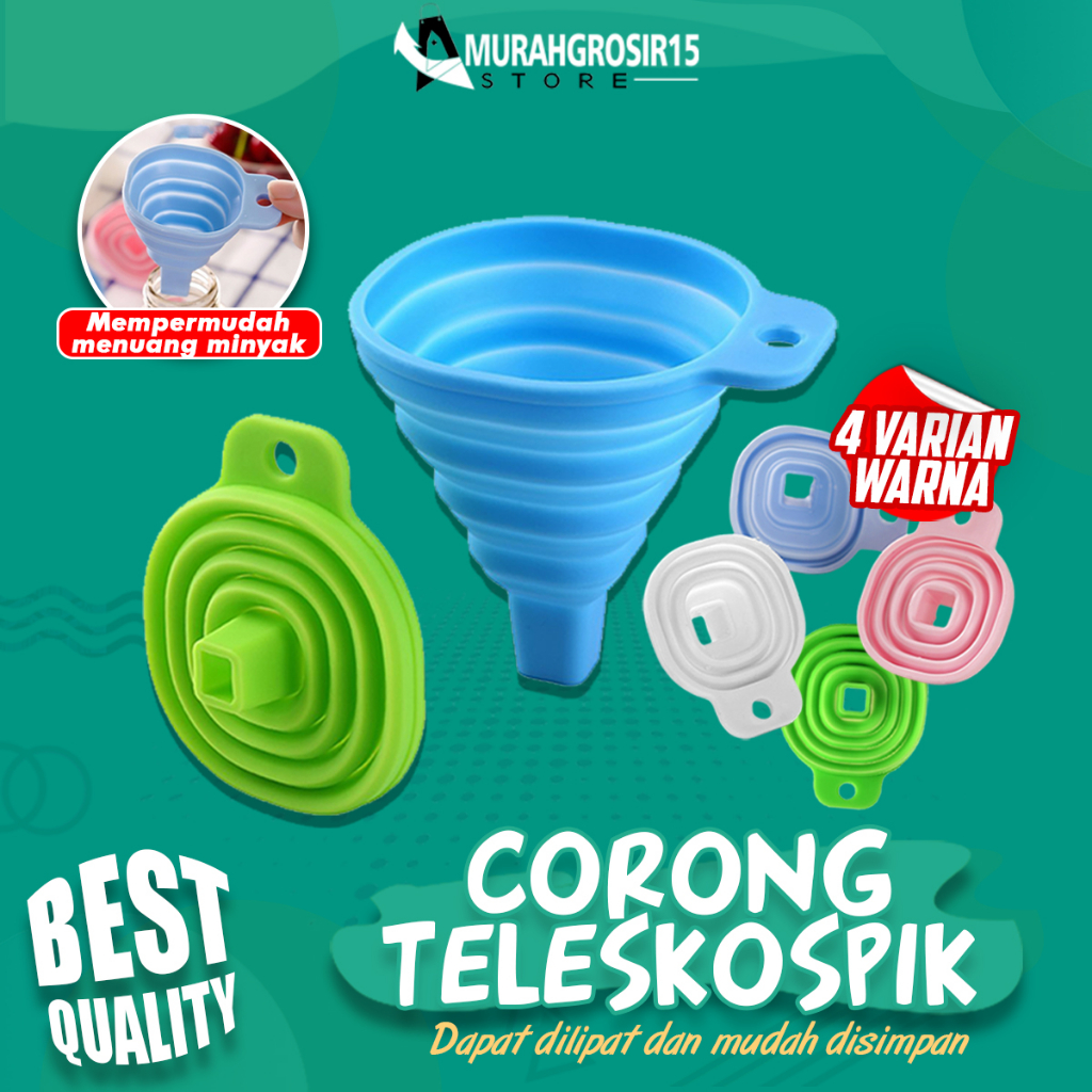 Jual CORONG SILIKON LIPAT PORTABLE / CORONG AIR SILIKON / CORONG MINYAK ...
