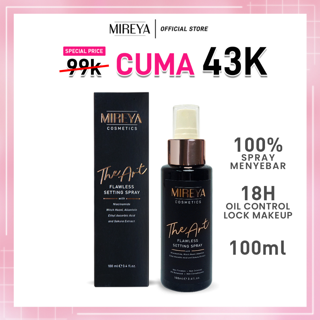 Jual Mireya The Art Flawless Setting Spray - 100 ml | Shopee Indonesia