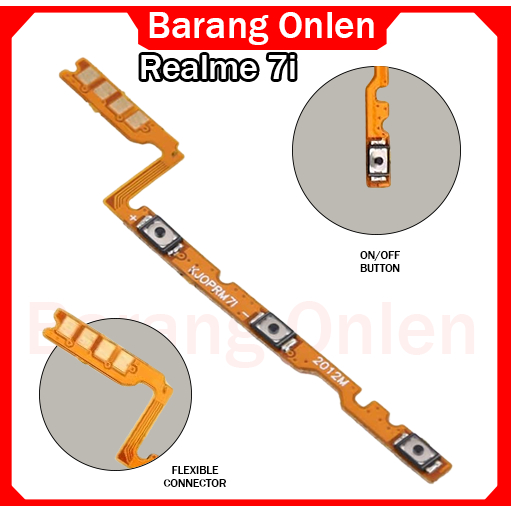 Jual Realme 7i Flexible Tombol Power On/Off Volume | Shopee Indonesia
