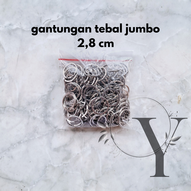 Jual RING GANTUNGAN KUNCI PIPIH 1 BUNGKUS ISI 100 PCS | Shopee Indonesia