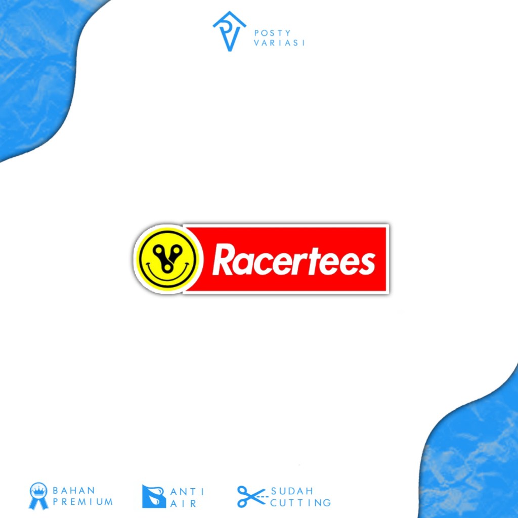 Jual Stiker RACERTEES Stiker Motor Sticker Racing Print Waterproof ...