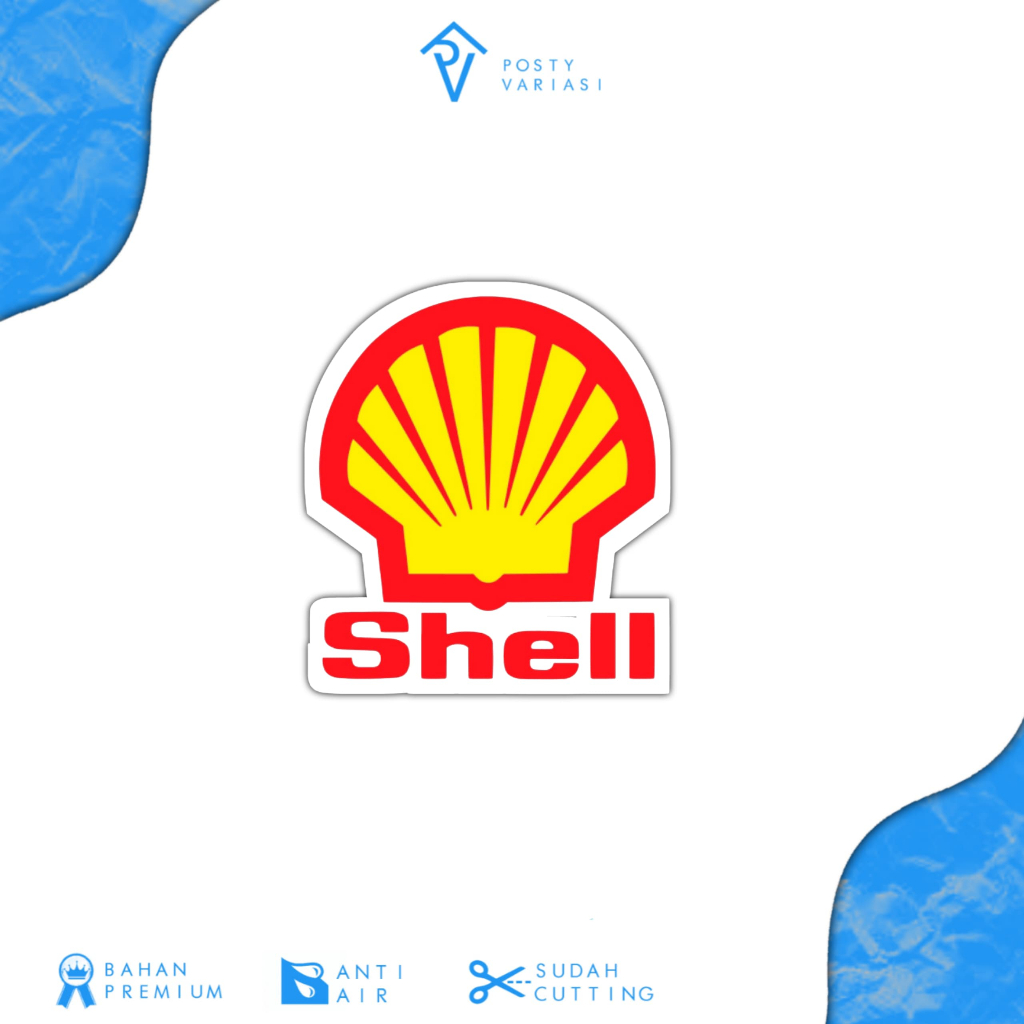 Jual Stiker SHELL Stiker Motor Sticker Racing Print Waterproof Satuan ...