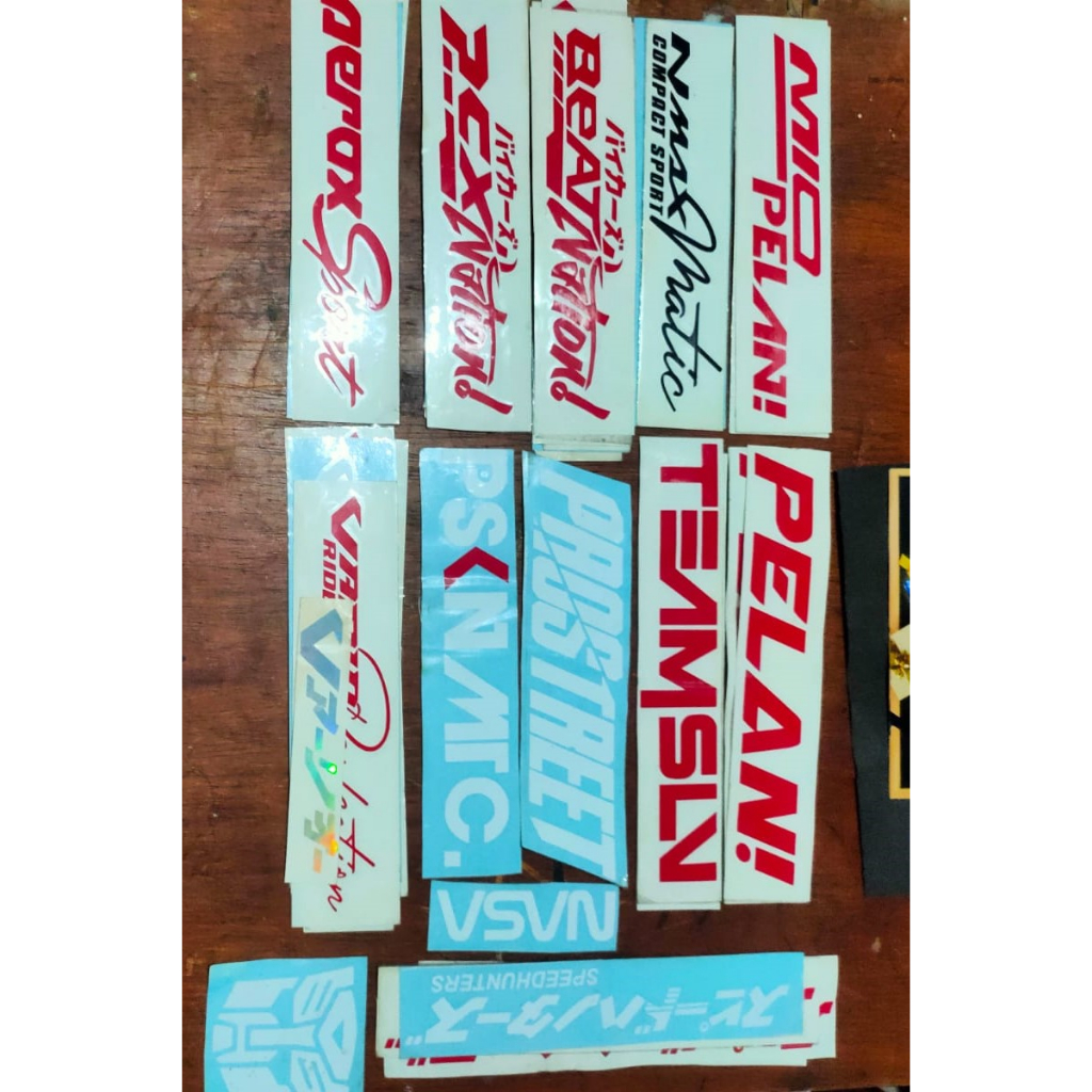 Jual STIKER MOTOR CUTTING STICKER MOTOR RACING SATUAN | Shopee Indonesia