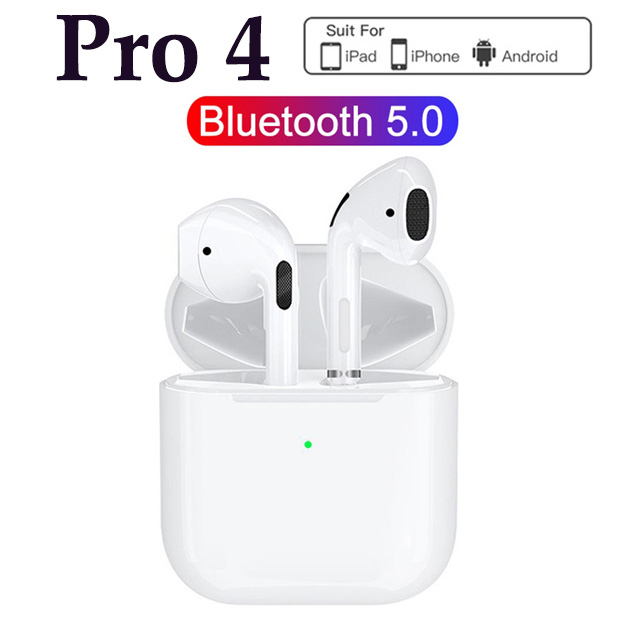 Jual PRO 4 HEADSET BLUETOOTH WIRELESS TWS - EARPHONE BLUETOOTH WIRELESS ...