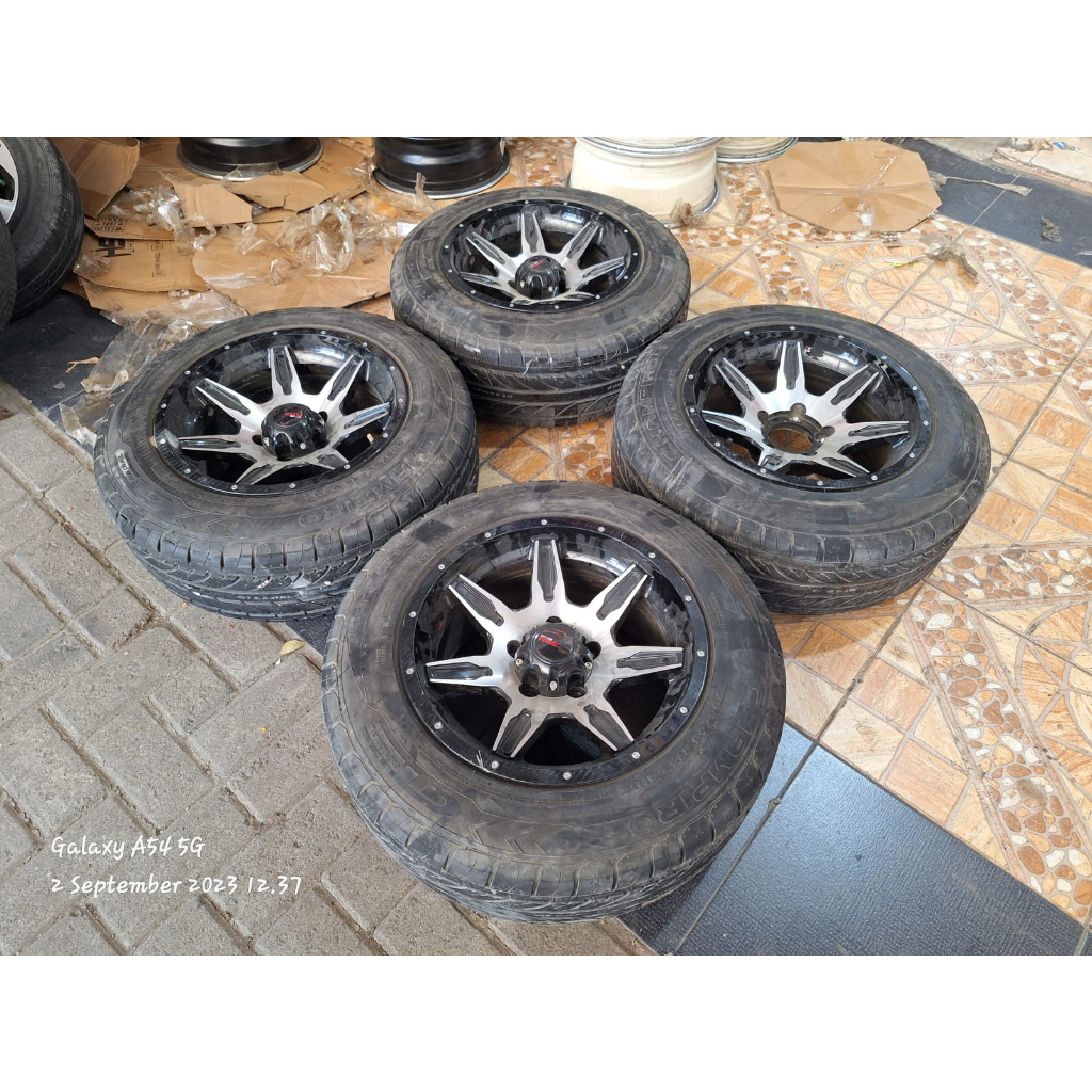 Jual Velg Mobil Bekas Ring 15 Lubang 5 ZEN R15X8 H5X114,3 BAN 205 65 ...