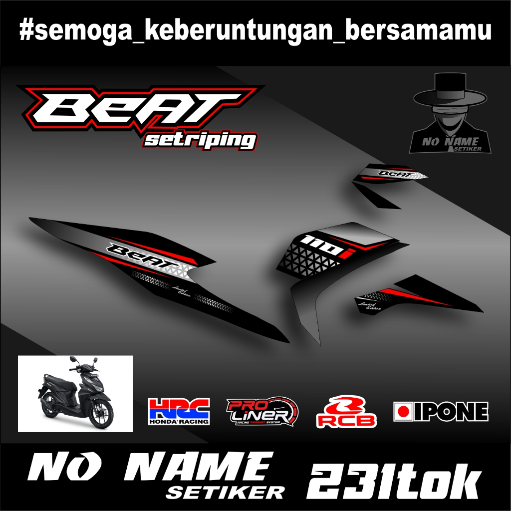 Jual Striping BEAT NEW ESP ISS CBS DELUXE 2020-2021 (231tok) - Sticker ...