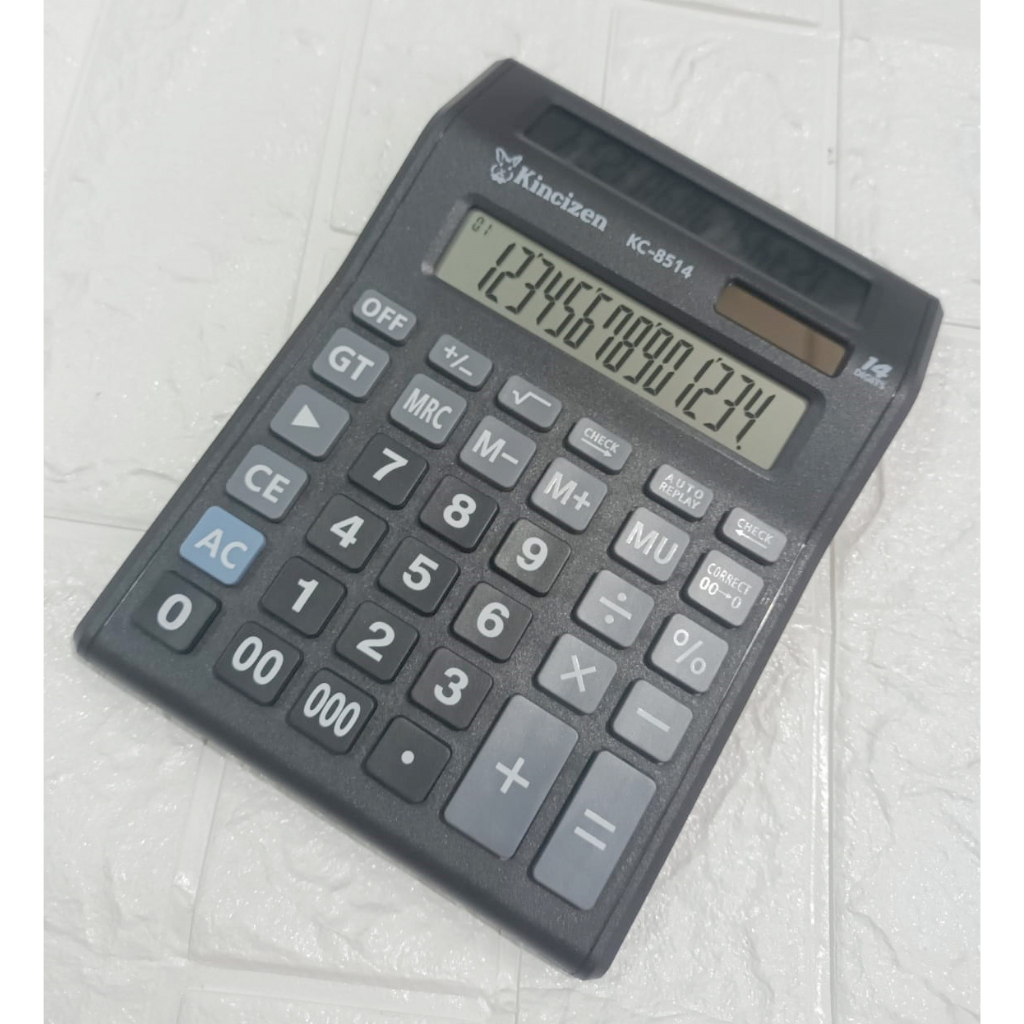 Jual Kalkulator dagang KC 8514 - 14 Digit - 2 Layar - Check and Correct ...