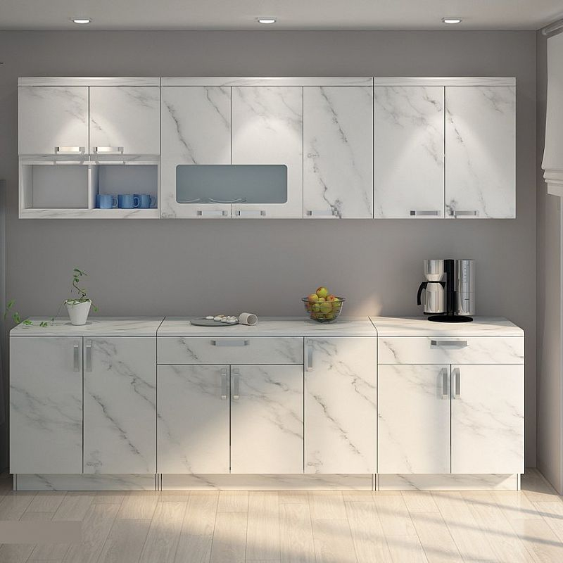 Jual KITCHEN SET / LEMARI DAPUR / RAK DAPUR MINIMALIS MODERN MARBLE ...