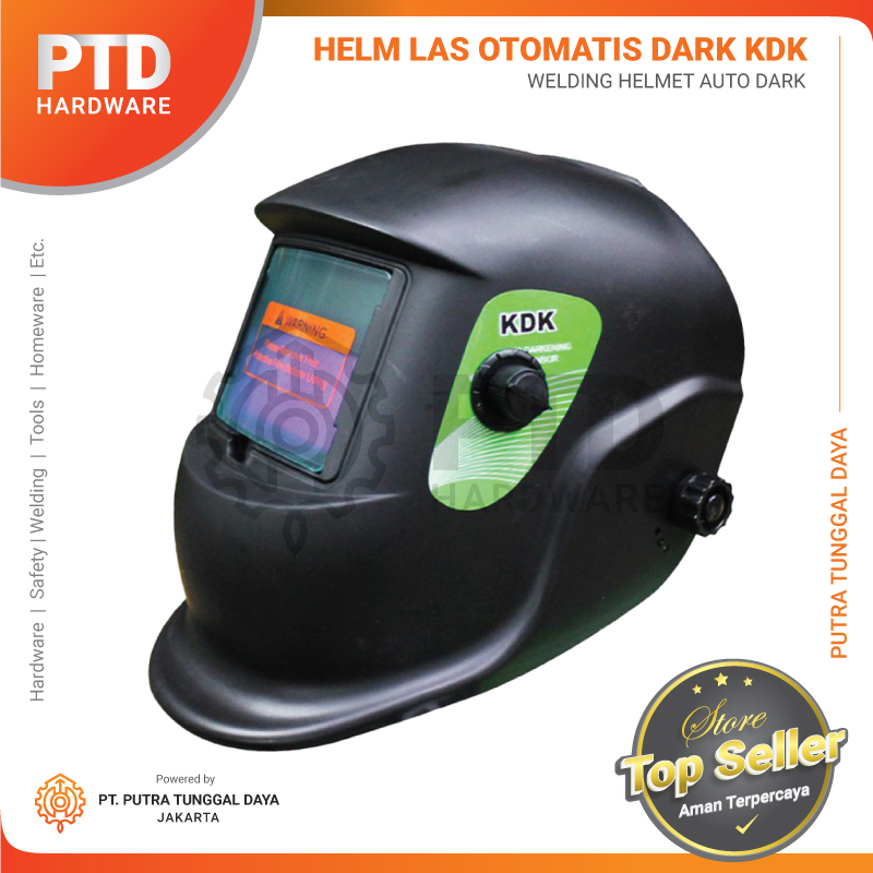 Jual Helm Topeng Kedok Las Otomatis / Auto Darkening Welding Helmet KDK ...