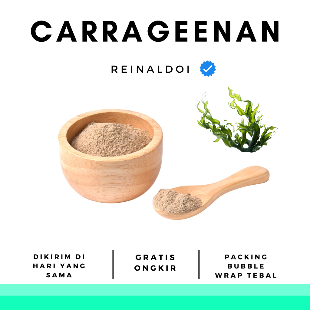 Jual Karagenan Carrageenan Bubuk Rumput Laut 100 GR | Shopee Indonesia