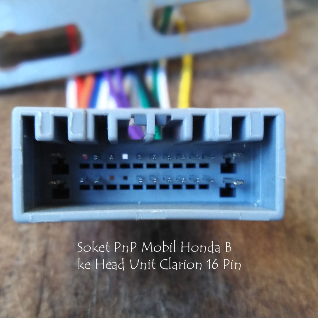 Jual Soket Audio PnP Honda ke Head Unit Clarion 16 Pin | Shopee Indonesia