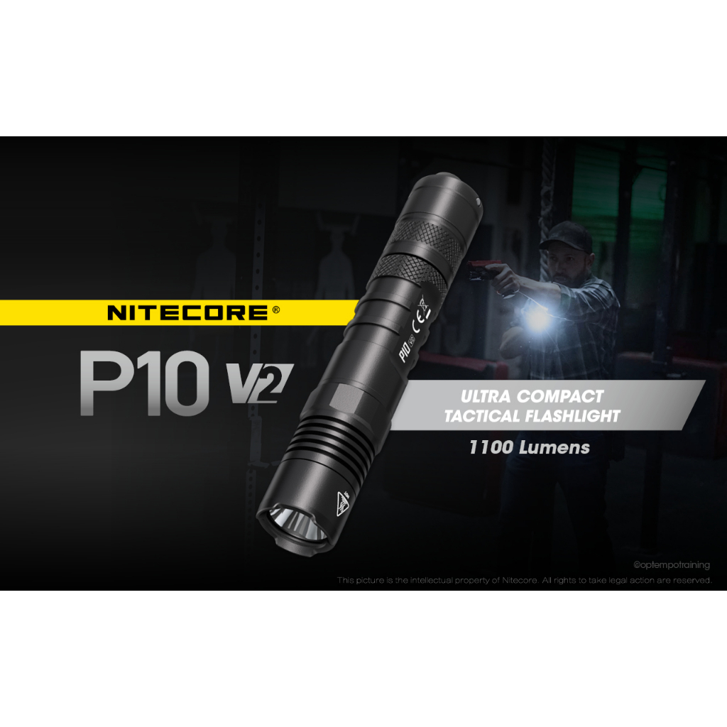 Jual NITECORE Senter LED CREE XP-L2 V6 1100 Lumens - P10 V2 - Black ...