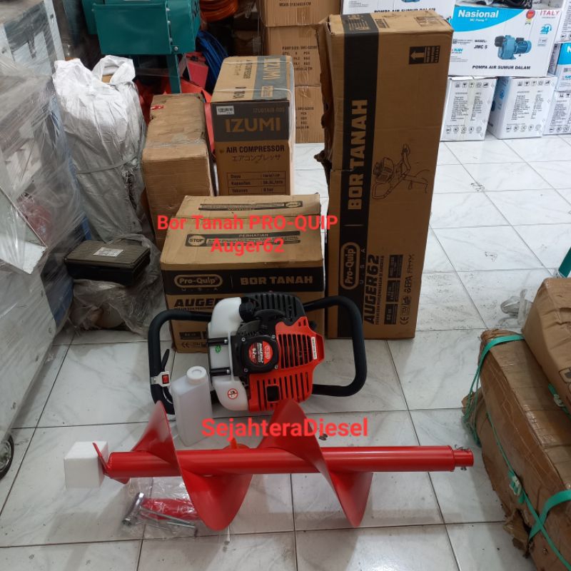 Jual Mesin Bor Tanah PRO-QUIP AUGER62 Mata Bor 25cm | Shopee Indonesia