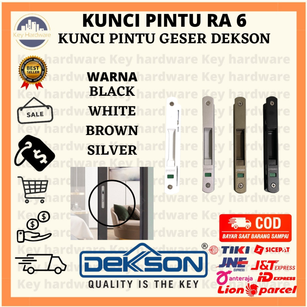 Jual kunci sliding handle DEKSON tipe RA-6 | Shopee Indonesia