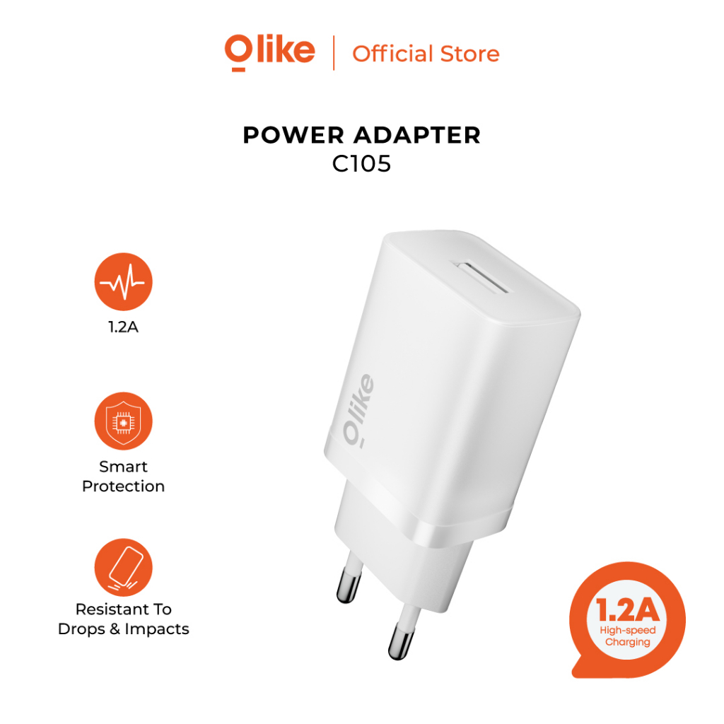 Jual OLIKE ADAPTOR CHARGER FAST CHARGING MINI PORTABLE USB C105 ...